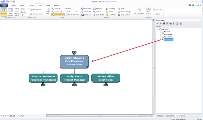 Working with Sub-Charts